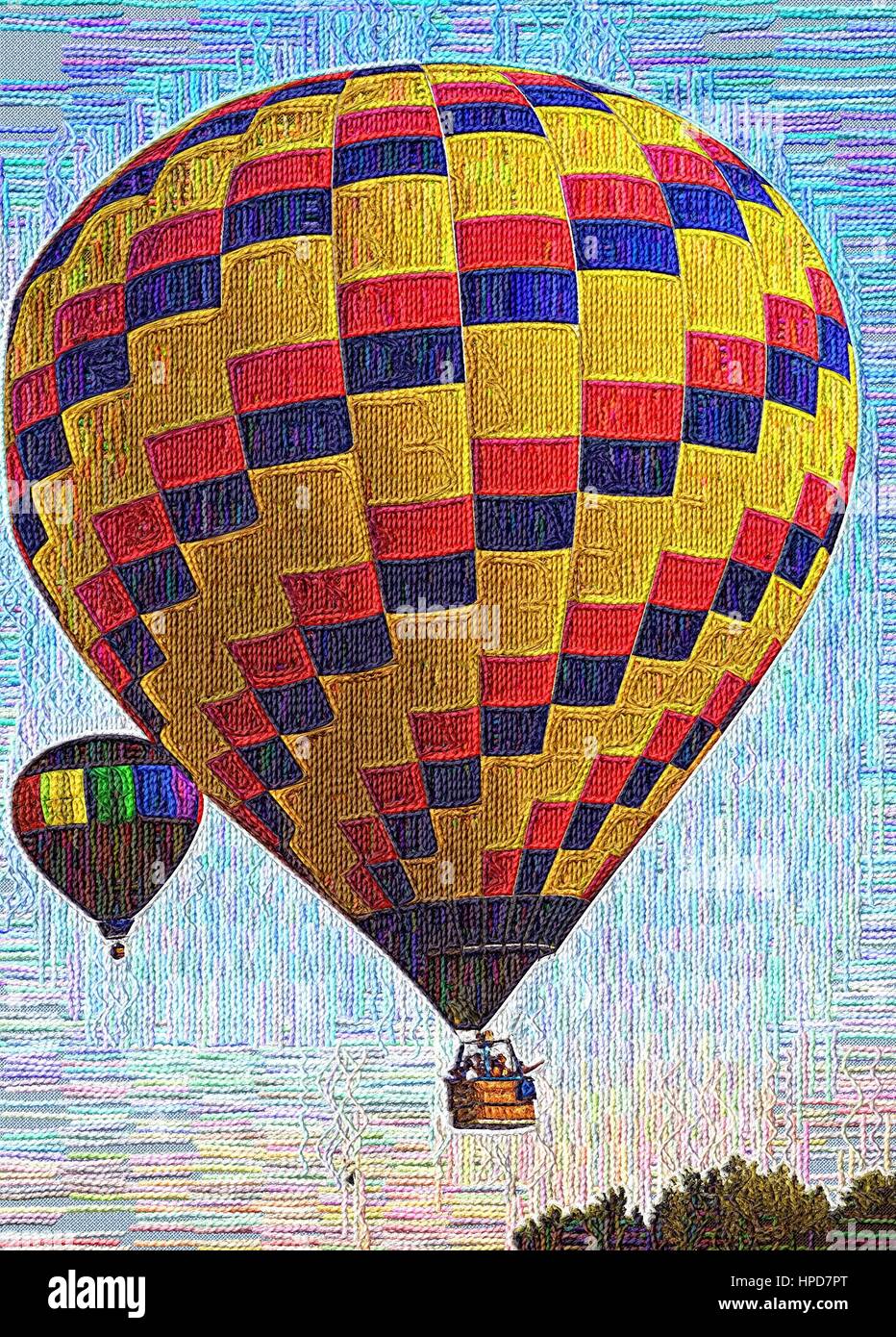Hot air balloon chase car hi-res stock photography and images - Alamy
