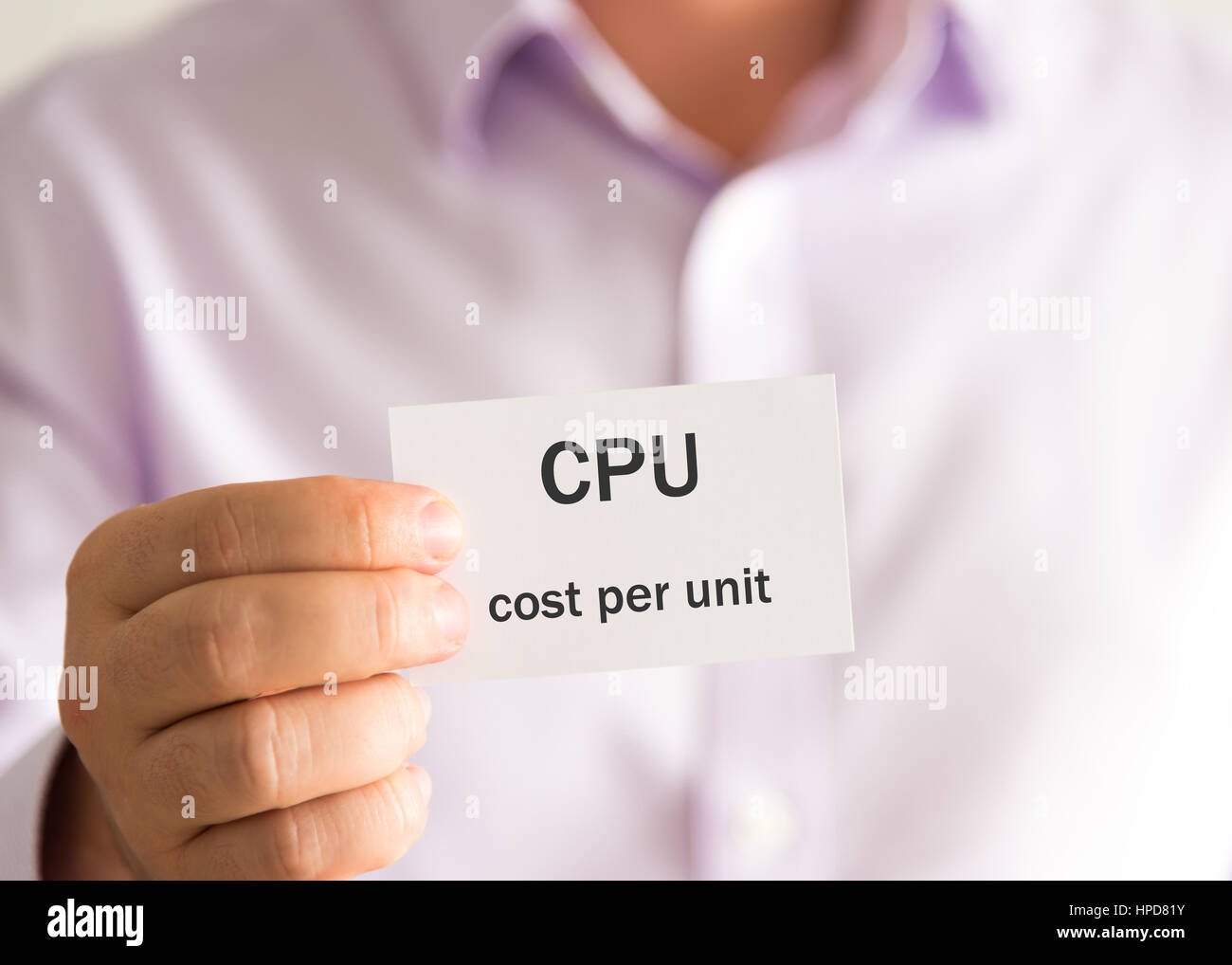 Cost per unit hi-res stock photography and images - Alamy