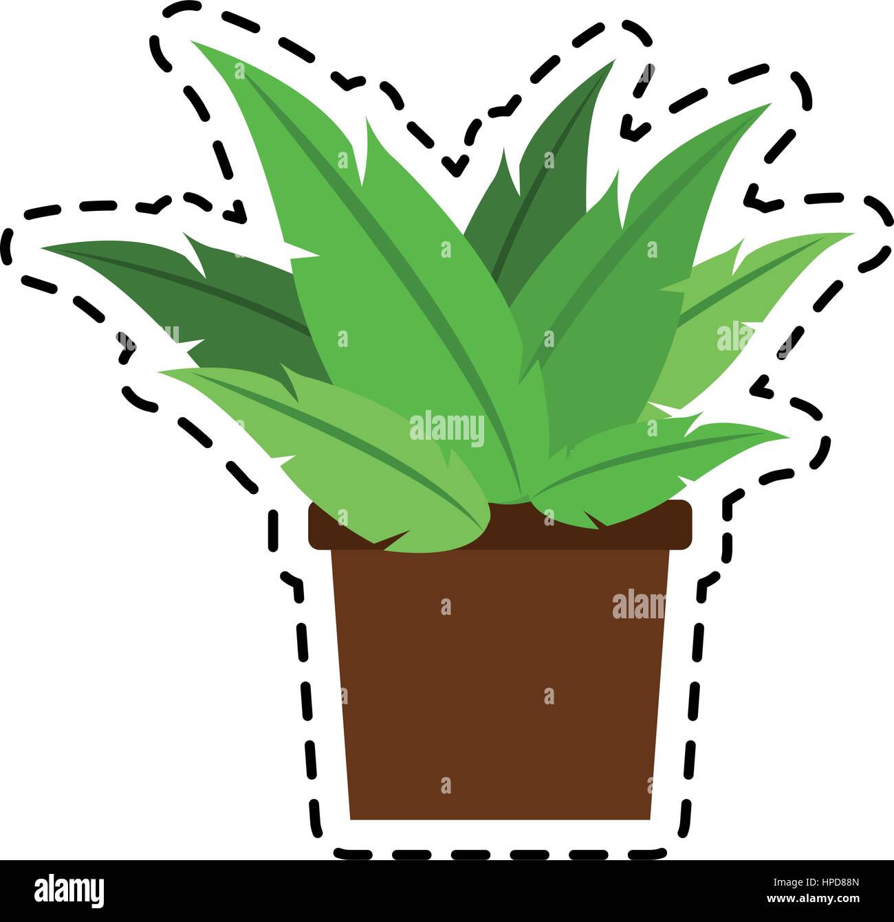 Base of the stem Stock Vector Images - Alamy
