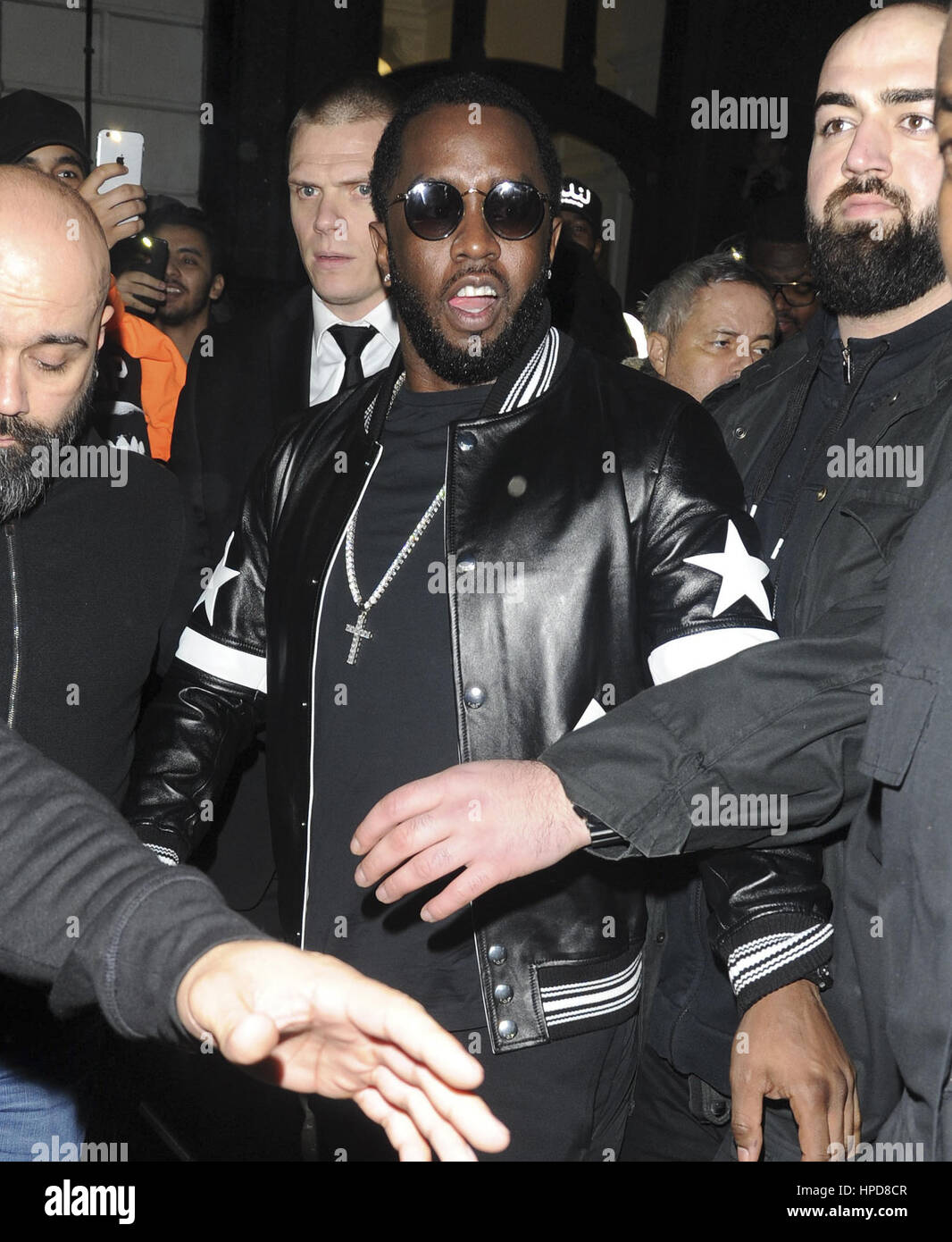 Various Celebrities seen at Tape Nightclub Featuring: P Diddy Puff ...