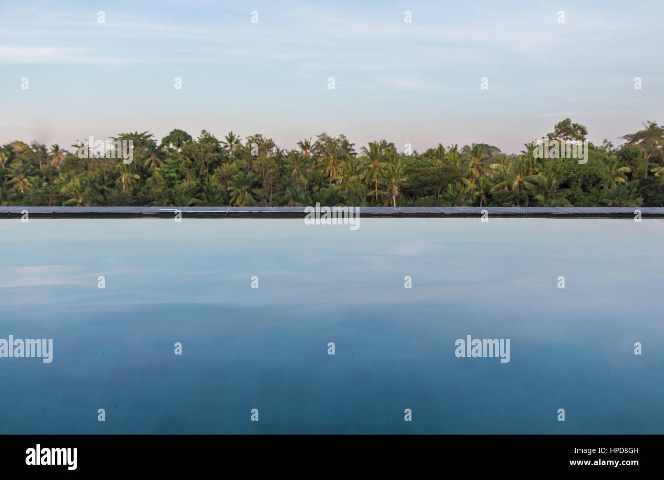 View of an infinity pool Stock Photo - Alamy
