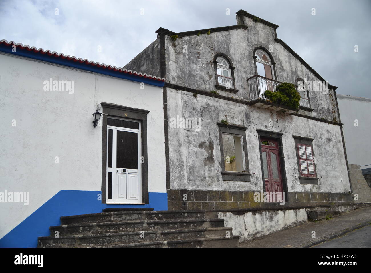 Old house on Sao Miguel island., Azores, Portugal Stock Photo - Alamy