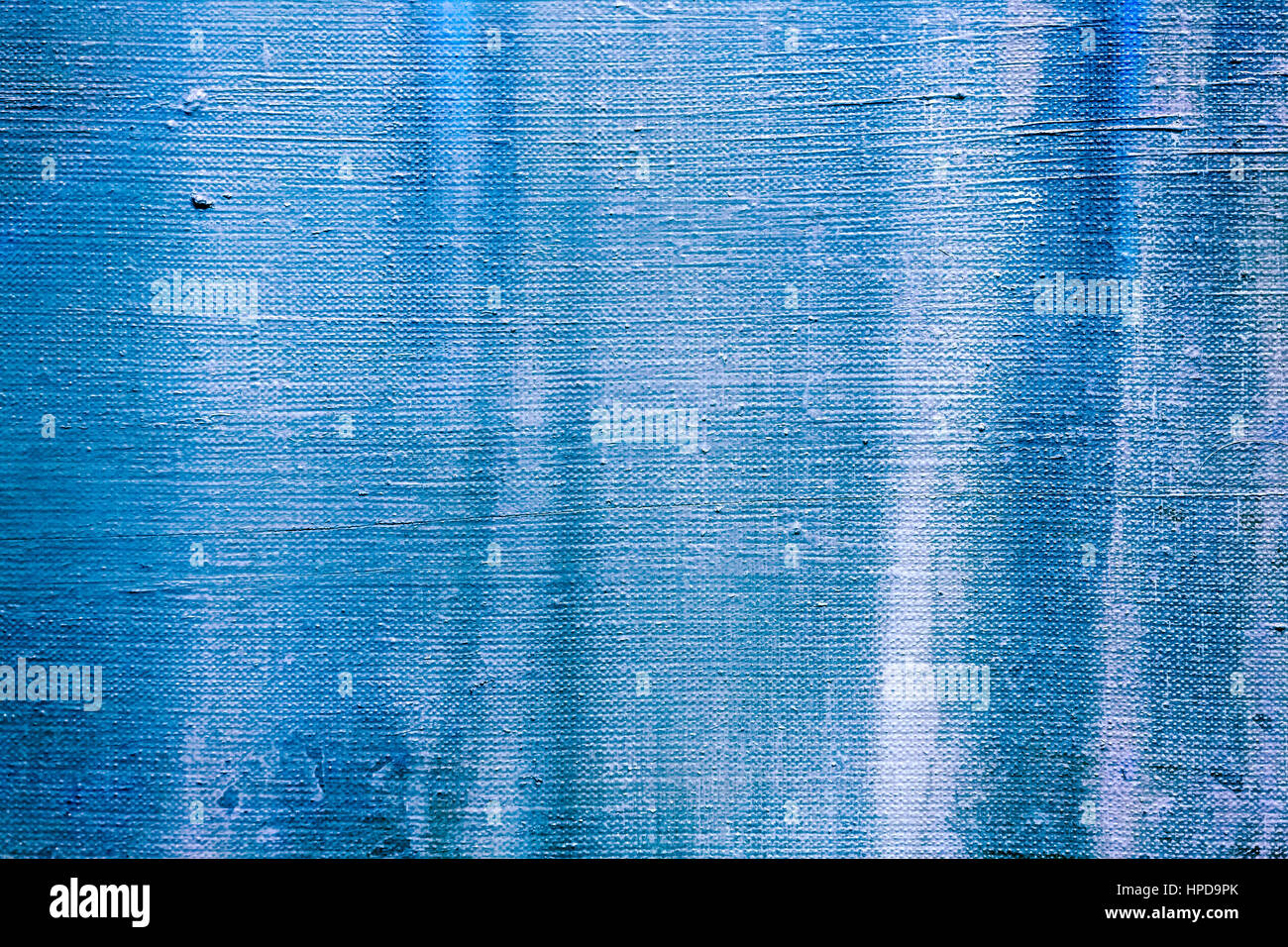 abstract hand painted blue paint canvas background Stock Photo - Alamy