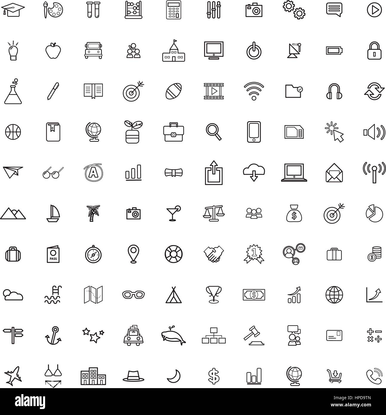 Icon computer science Stock Vector Images - Alamy