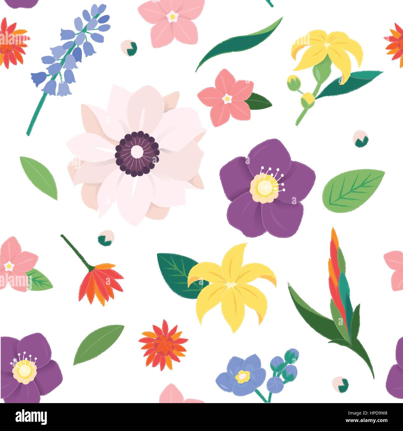 Floral pattern vector witn white background Stock Vector Image & Art ... Floral pattern vector witn white background Stock Vector Image & Art ...