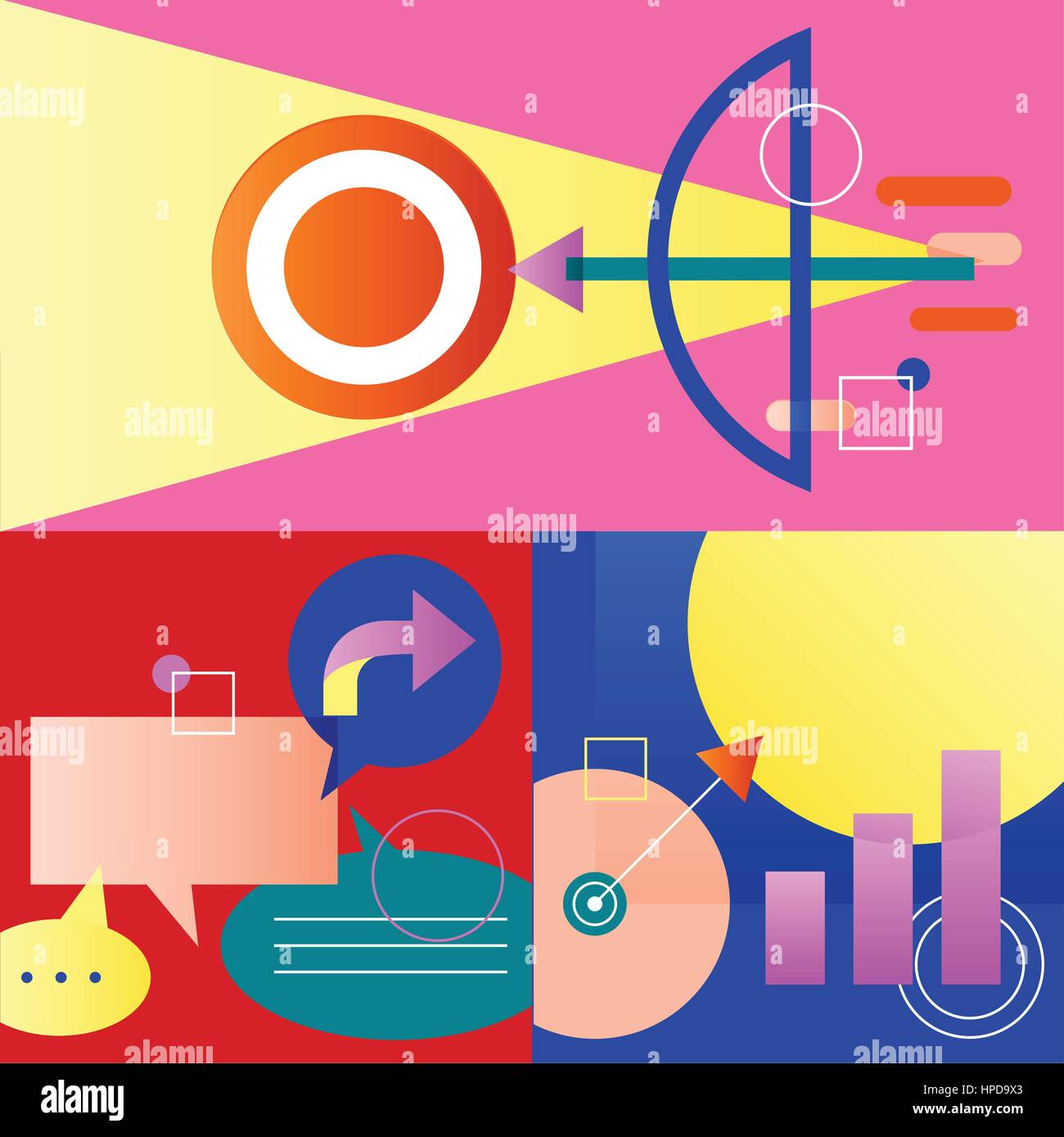 Icon Business Vector Set Colorful Stock Vector Image & Art - Alamy