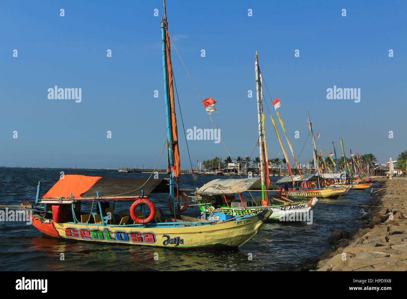 Indonesia, Jakarta, Ancol beach Stock Photo - Alamy