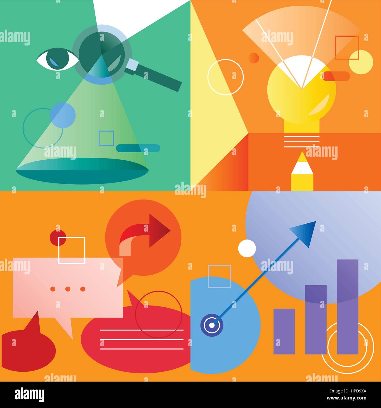 Business and colorful and planning Stock Vector Images - Alamy