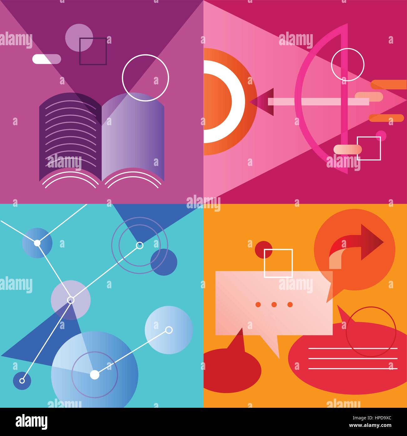 Icon Business Vector Set Colorful Stock Vector Image & Art - Alamy