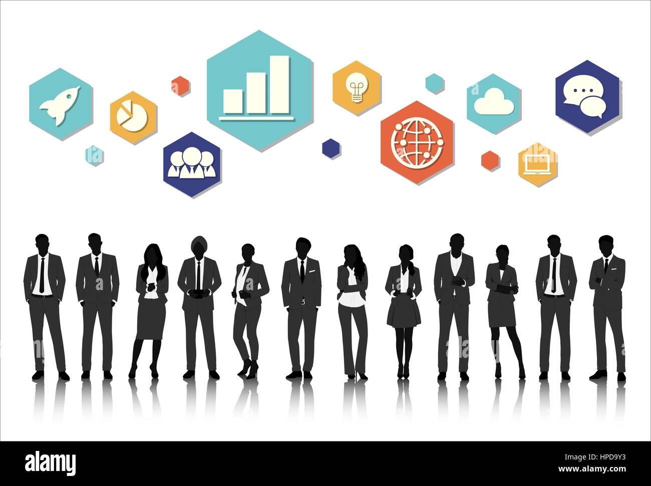 Group of business vector set collection Stock Vector Image & Art - Alamy