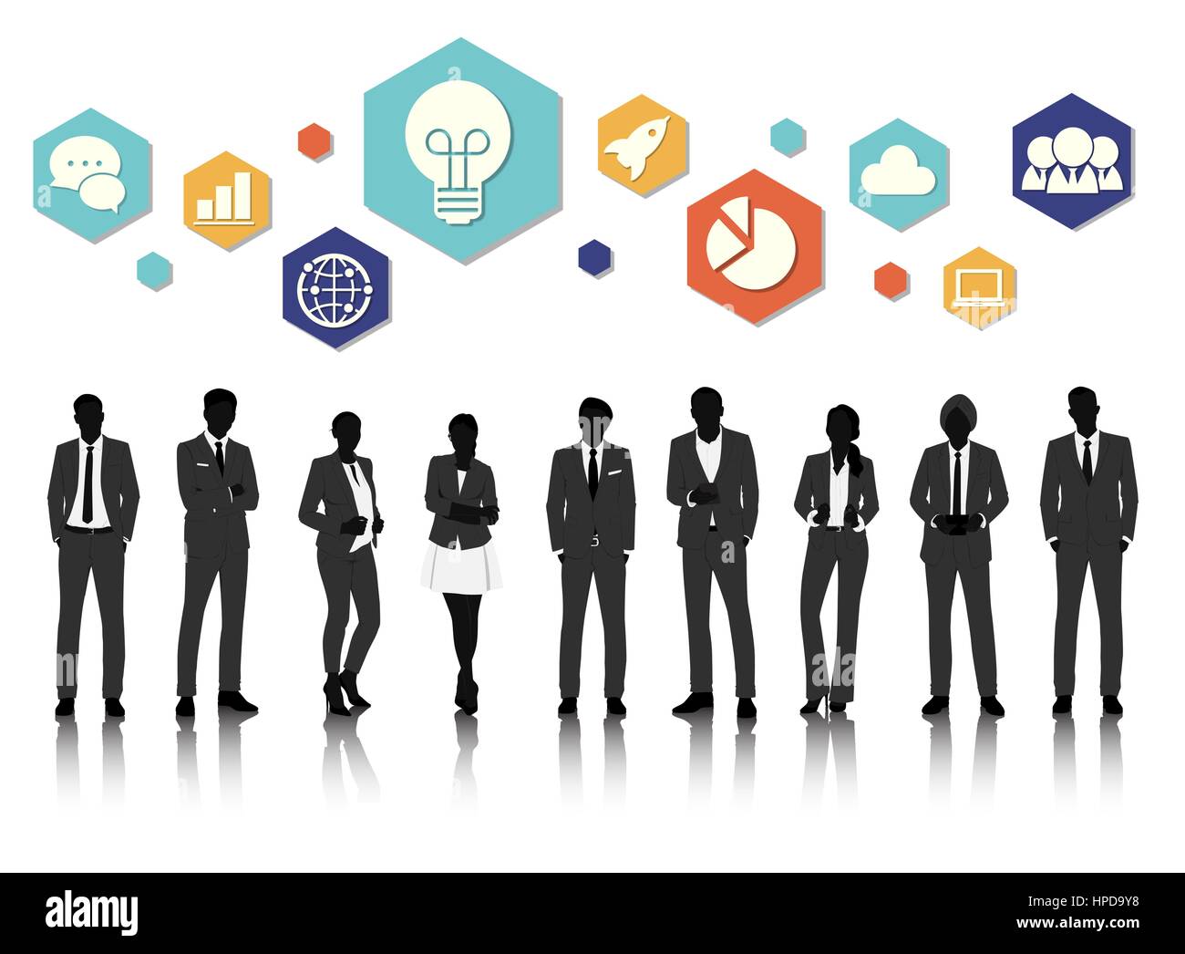 Group of business vector set collection Stock Vector Image & Art - Alamy