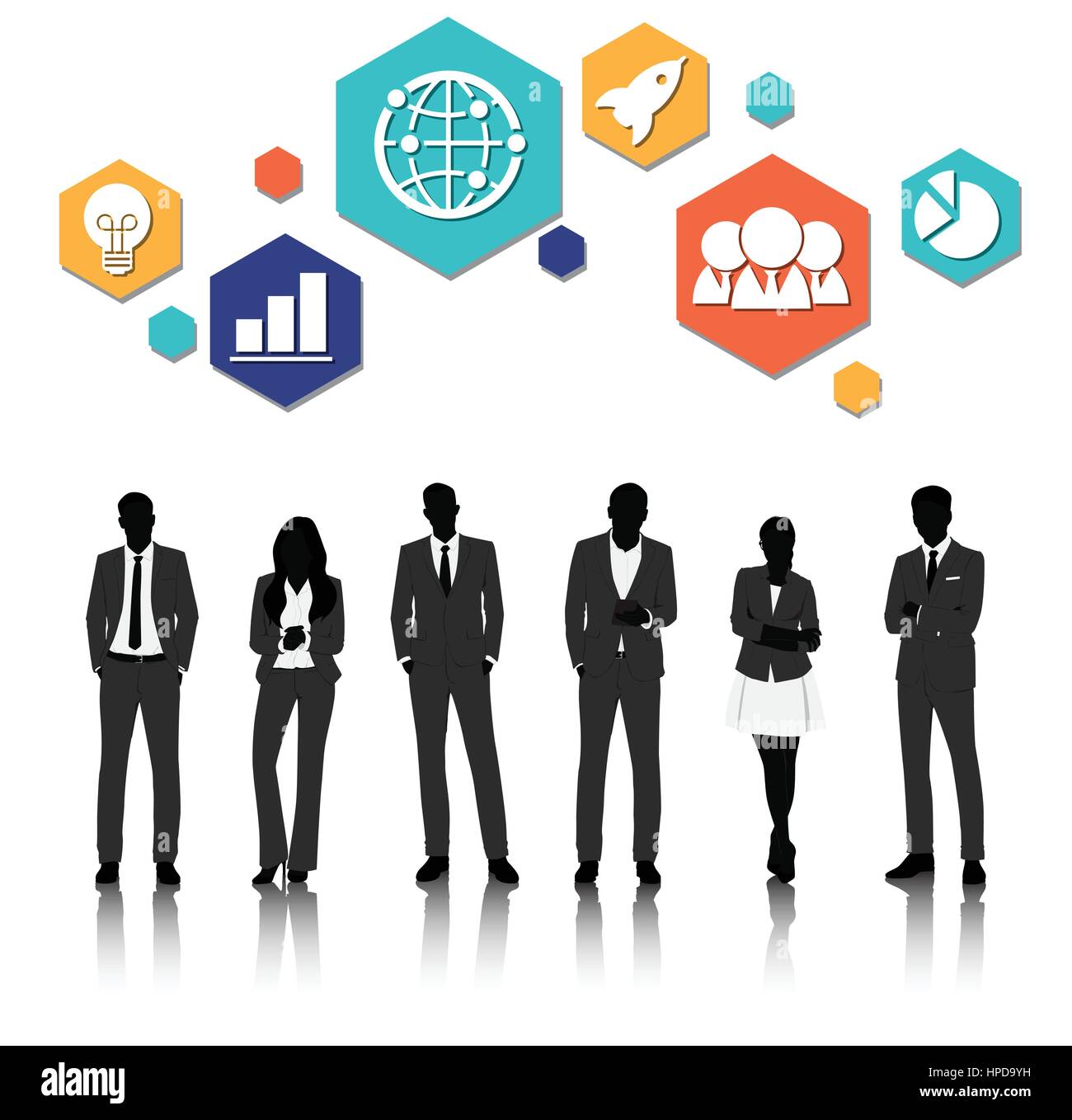 Group of business vector set collection Stock Vector Image & Art - Alamy