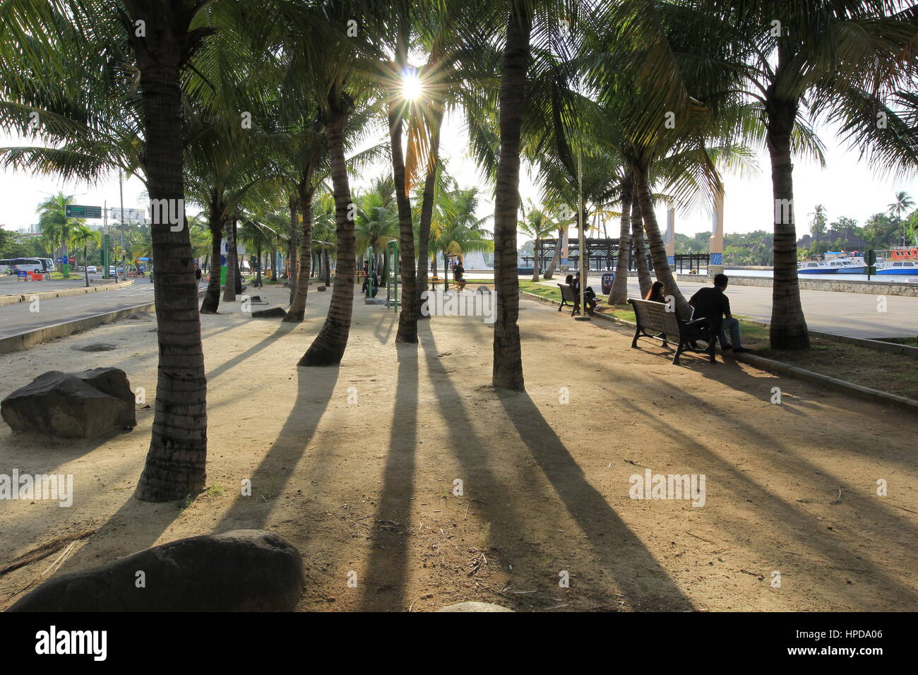 Indonesia, Jakarta, Ancol beach Stock Photo - Alamy