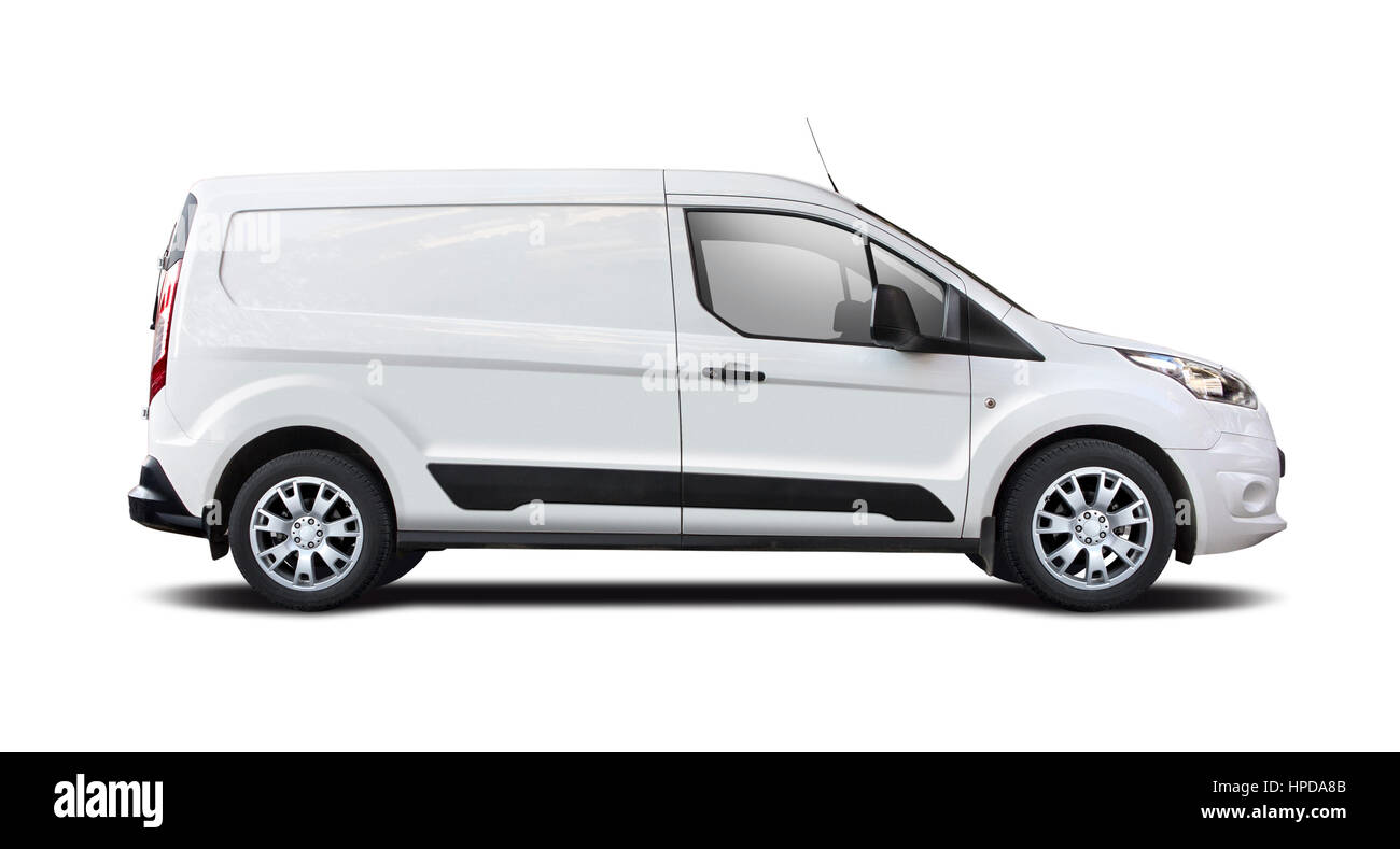 Small delivery van Cut Out Stock Images & Pictures - Alamy