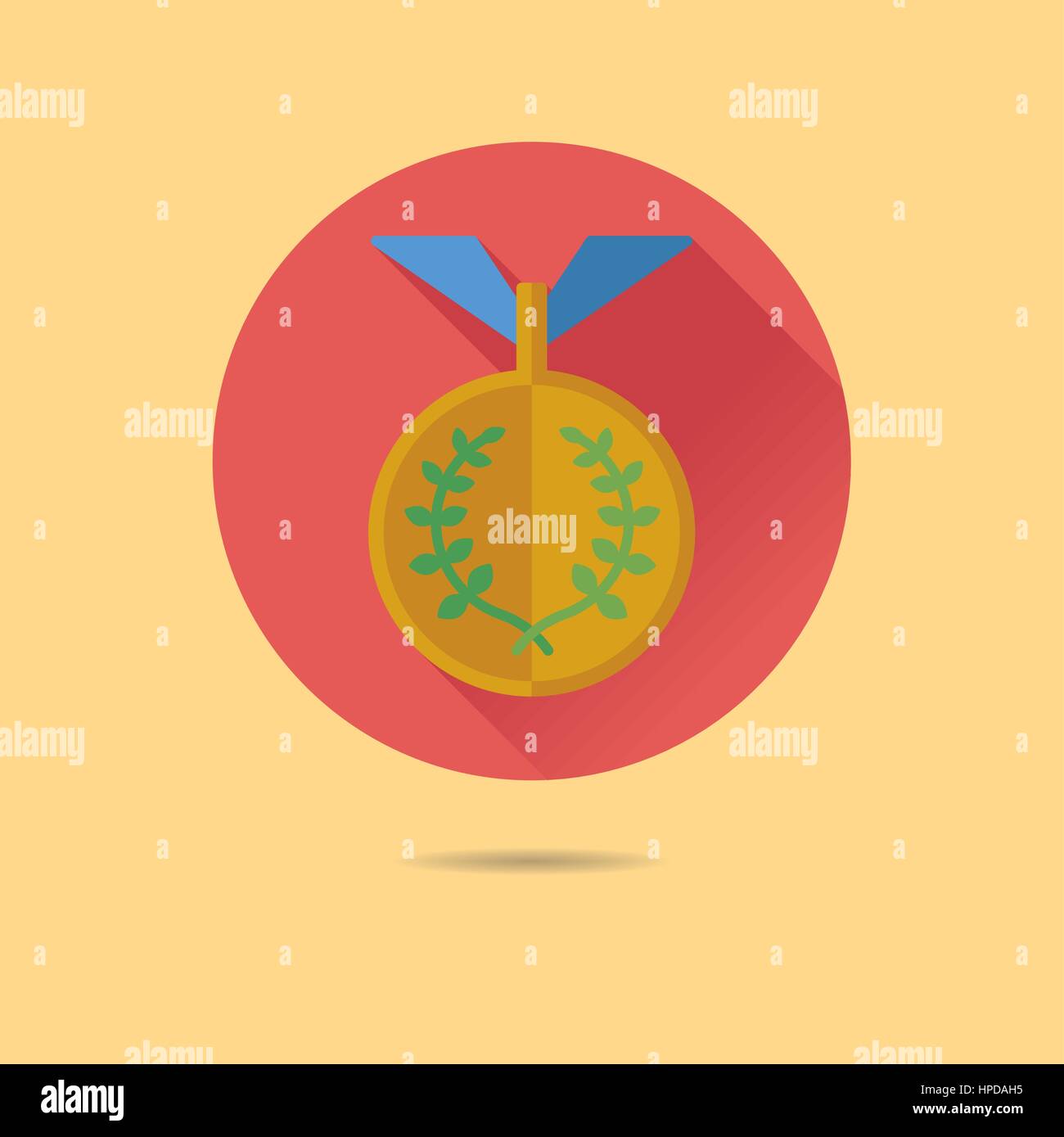 Gold medal icon hi-res stock photography and images - Alamy