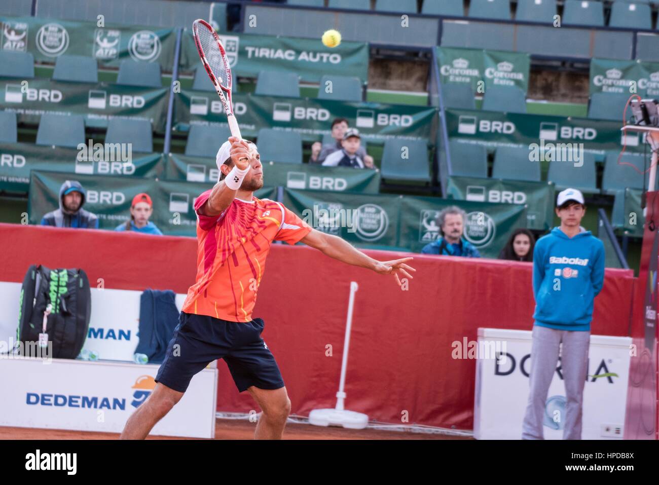 April 19, 2015: Radu ALBOT MDA in action during the ATP Tournament BRD ...