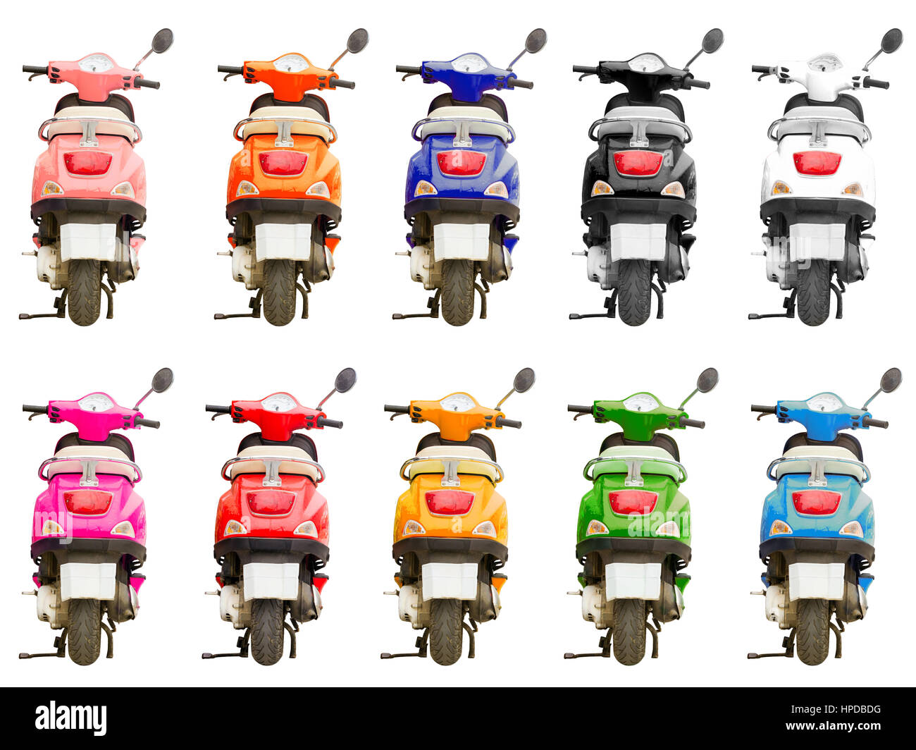 Electric scooter urban Cut Out Stock Images & Pictures - Alamy