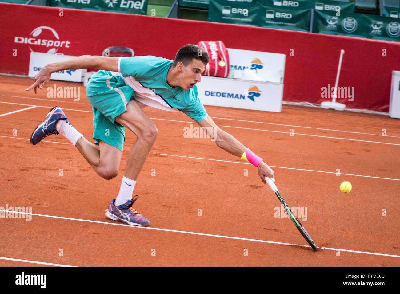 April 19, 2015: Vlad Victor CORNEA ROU in action during the ATP ...