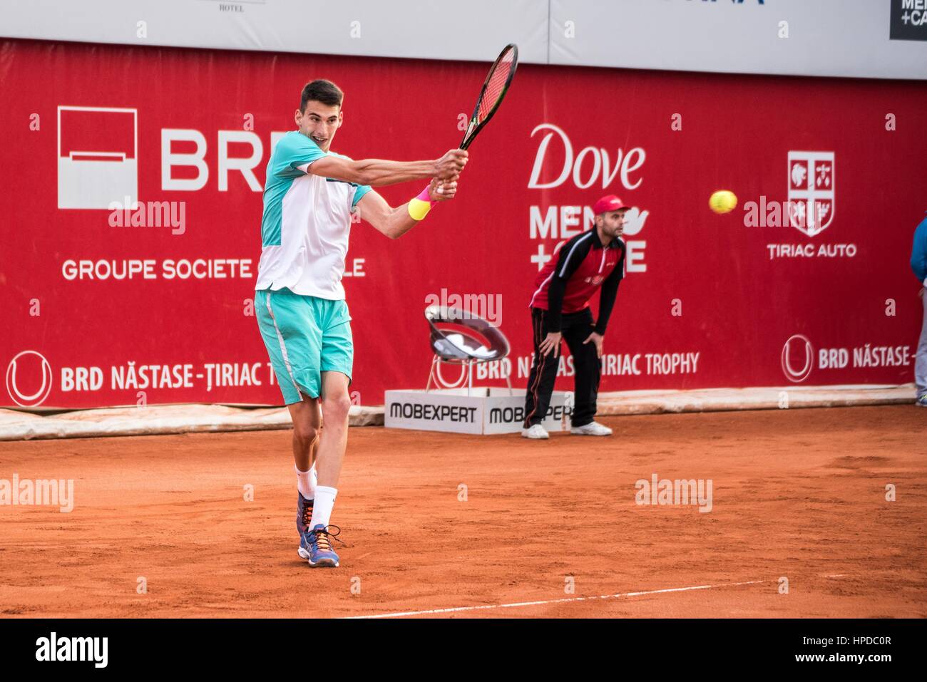 April 19, 2015: Vlad Victor CORNEA ROU in action during the ATP ...