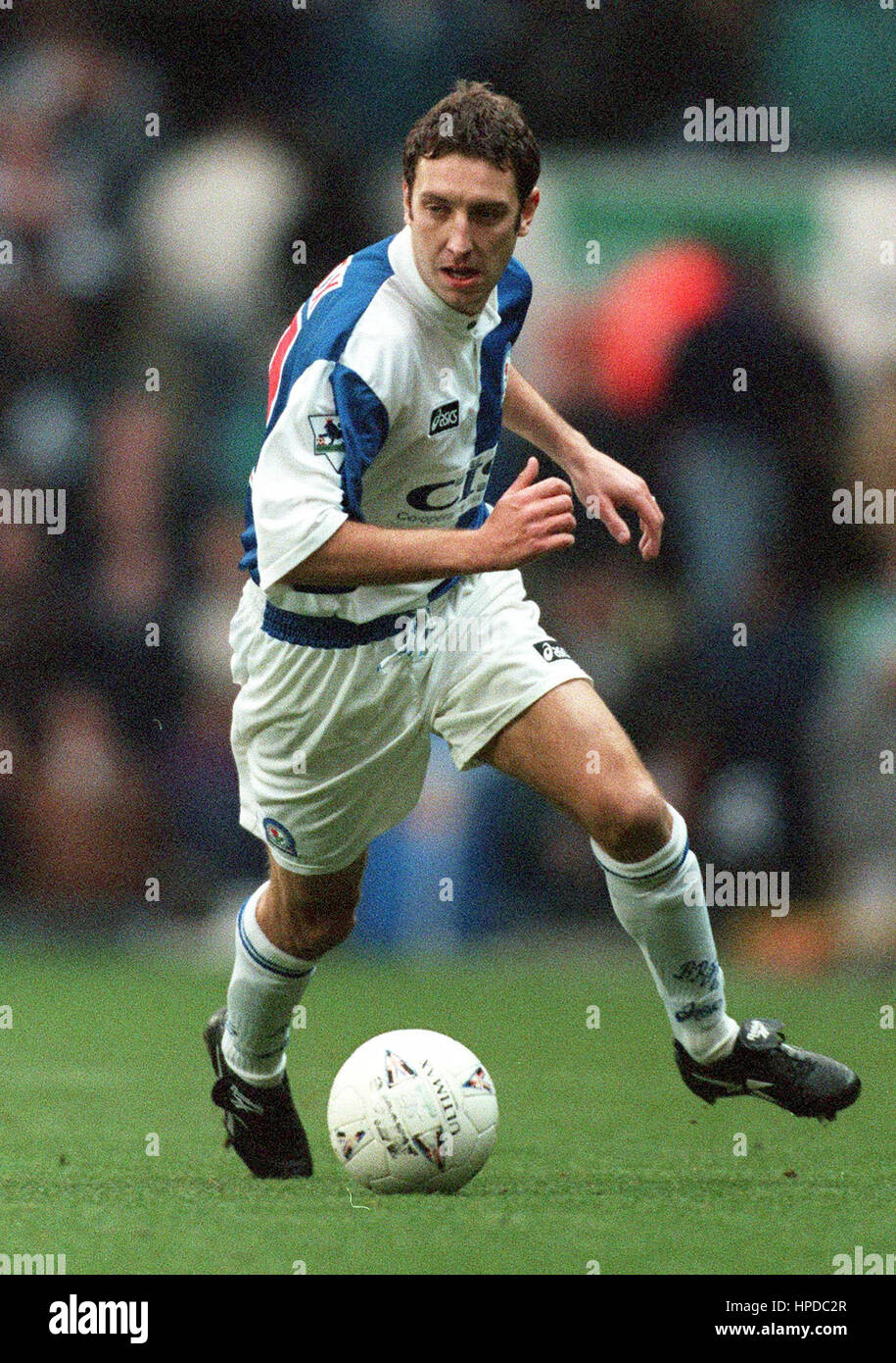 JASON WILCOX BLACKBURN ROVERS FC 02 January 1997 Stock Photo - Alamy