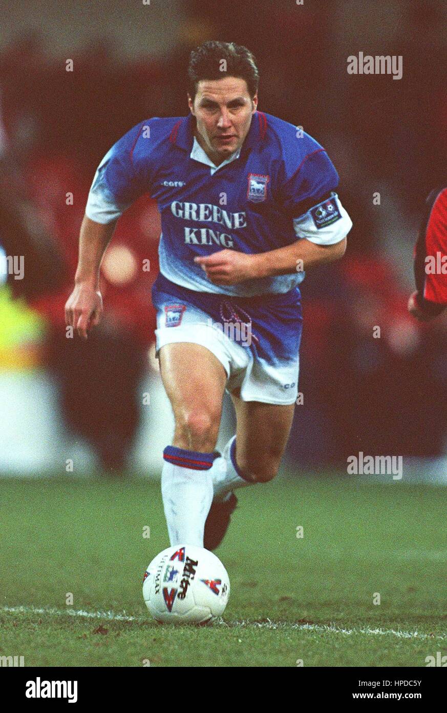 GERAINT WILLIAMS IPSWICH TOWN FC 14 January 1997 Stock Photo - Alamy