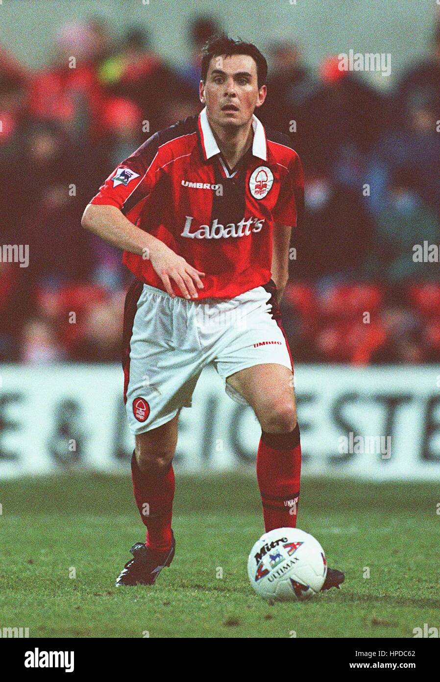 STEVE CHETTLE NOTTINGHAM FOREST FC 14 January 1997 Stock Photo - Alamy