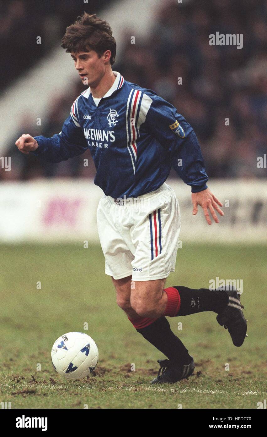 BRIAN LAUDRUP GLASGOW RANGERS FC 29 January 1997 Stock Photo - Alamy