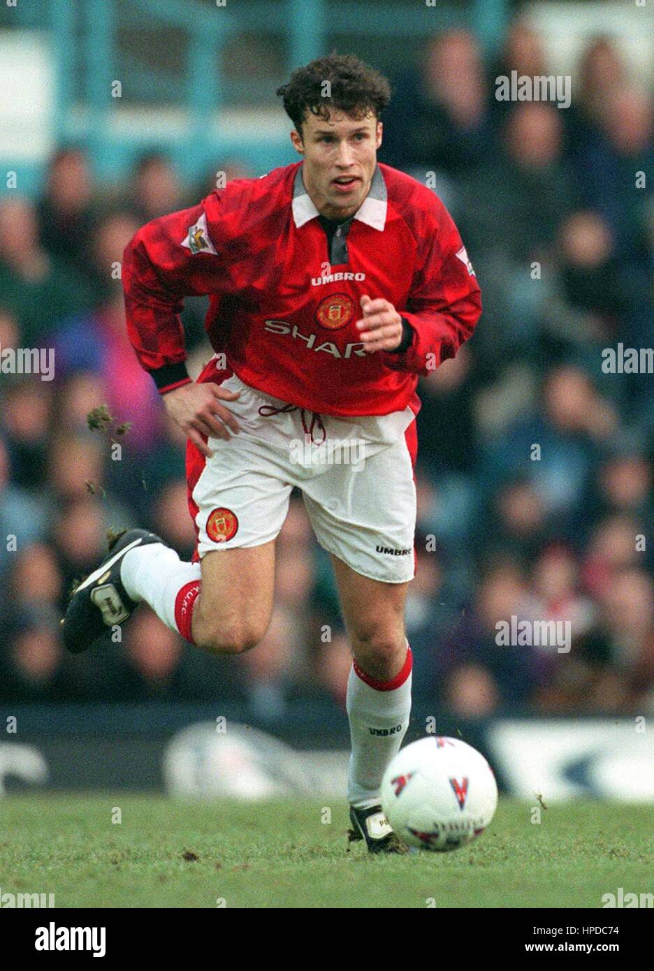 RONNY JOHNSEN MANCHESTER UNITED FC 25 January 1997 Stock Photo - Alamy
