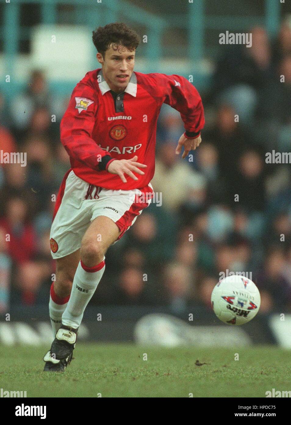 RONNY JOHNSEN MANCHESTER UNITED FC 19 January 1997 Stock Photo - Alamy