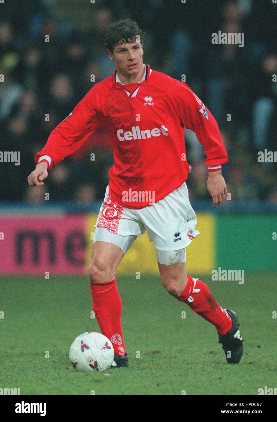 NEIL COX MIDDLESBROUGH FC 04 February 1997 Stock Photo - Alamy