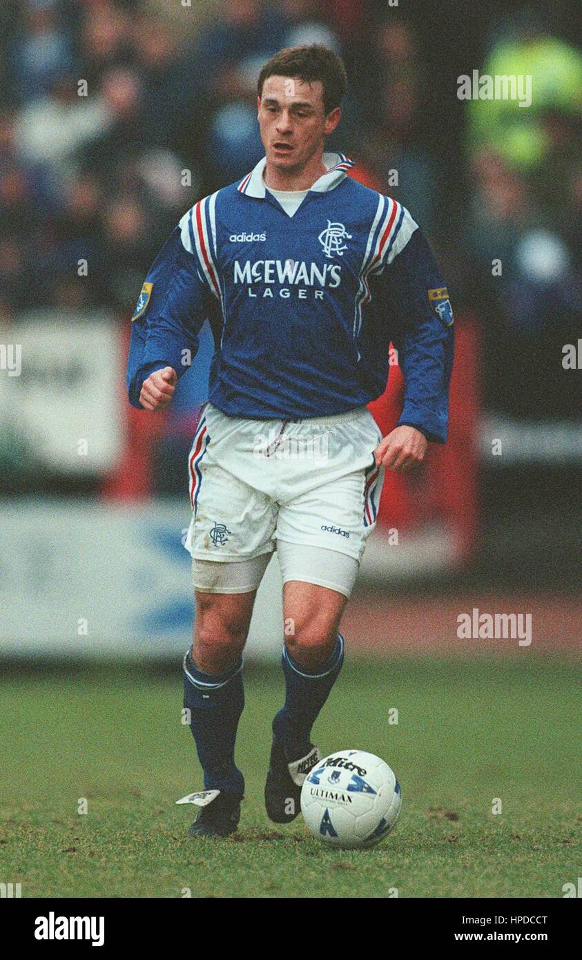 DAVID ROBERTSON GLASGOW RANGERS FC 10 February 1997 Stock Photo - Alamy
