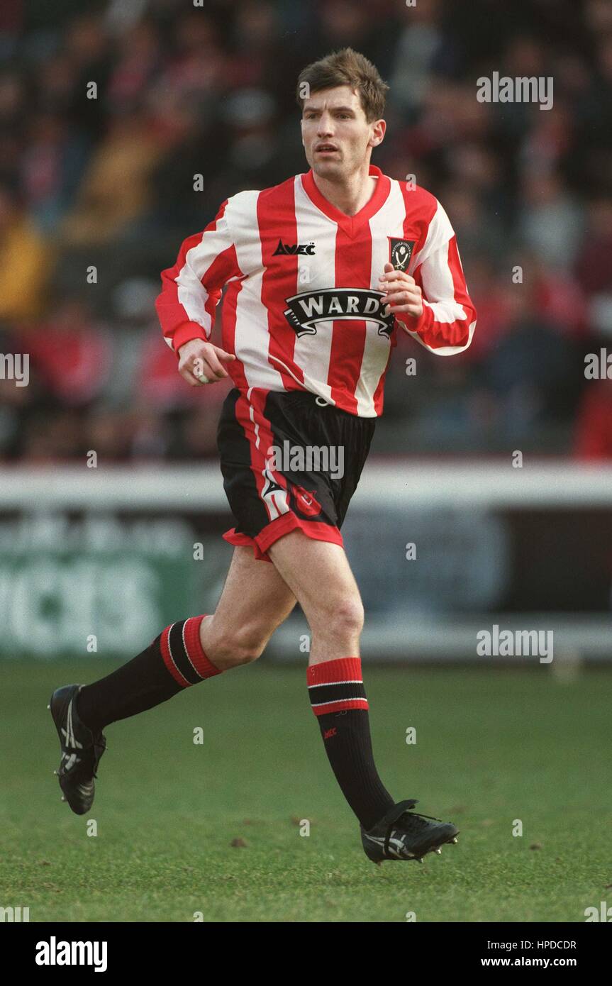 CHRIS SHORT SHEFFIELD UNITED FC 11 February 1997 Stock Photo - Alamy