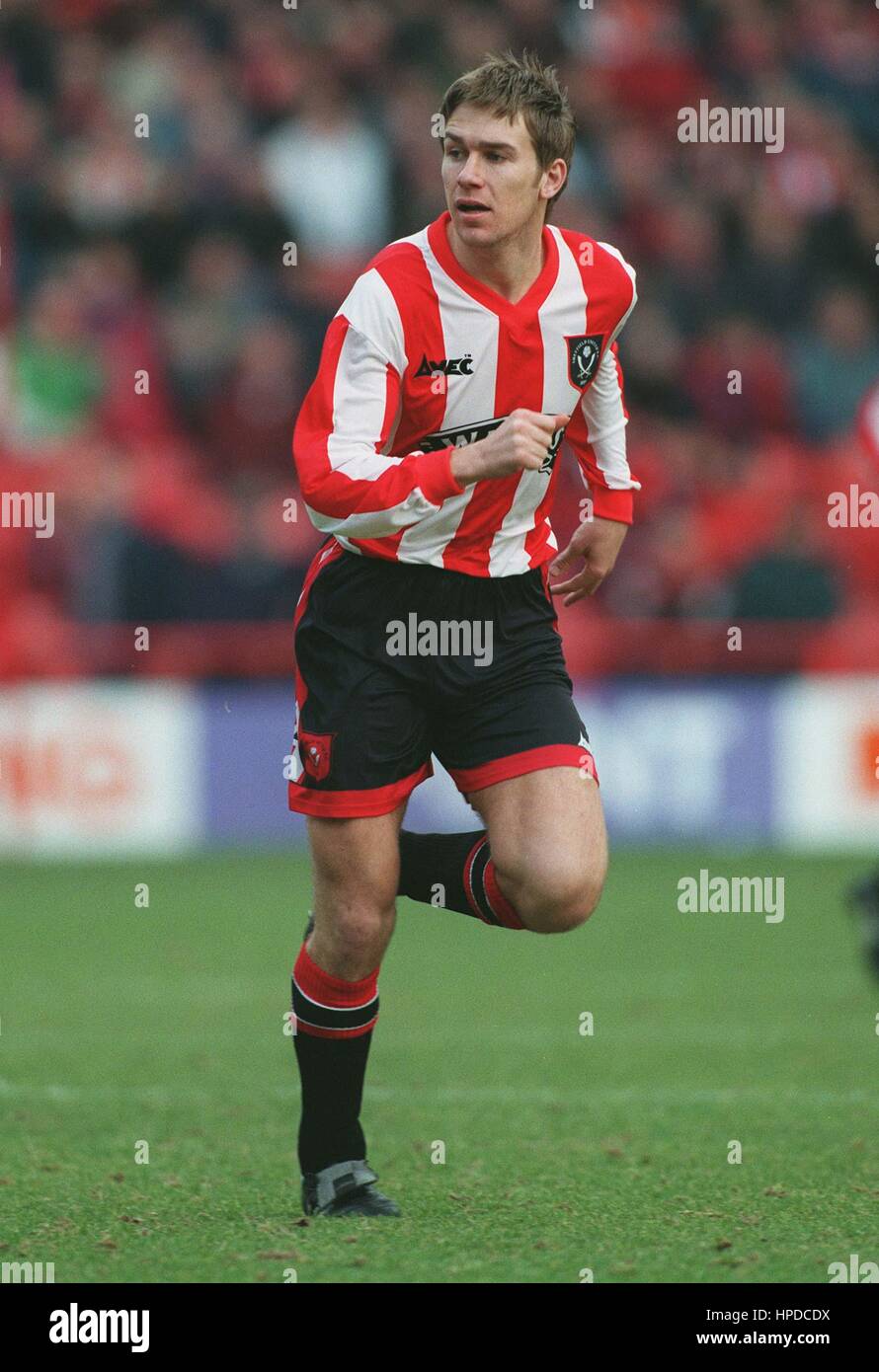 GARETH TAYLOR SHEFFIELD UNITED FC 11 February 1997 Stock Photo - Alamy