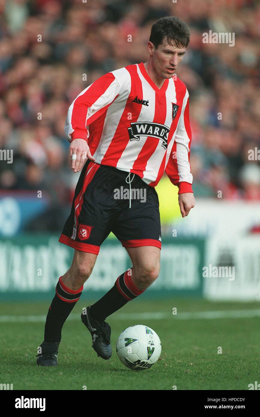 CHRIS SHORT SHEFFIELD UNITED FC 11 February 1997 Stock Photo - Alamy