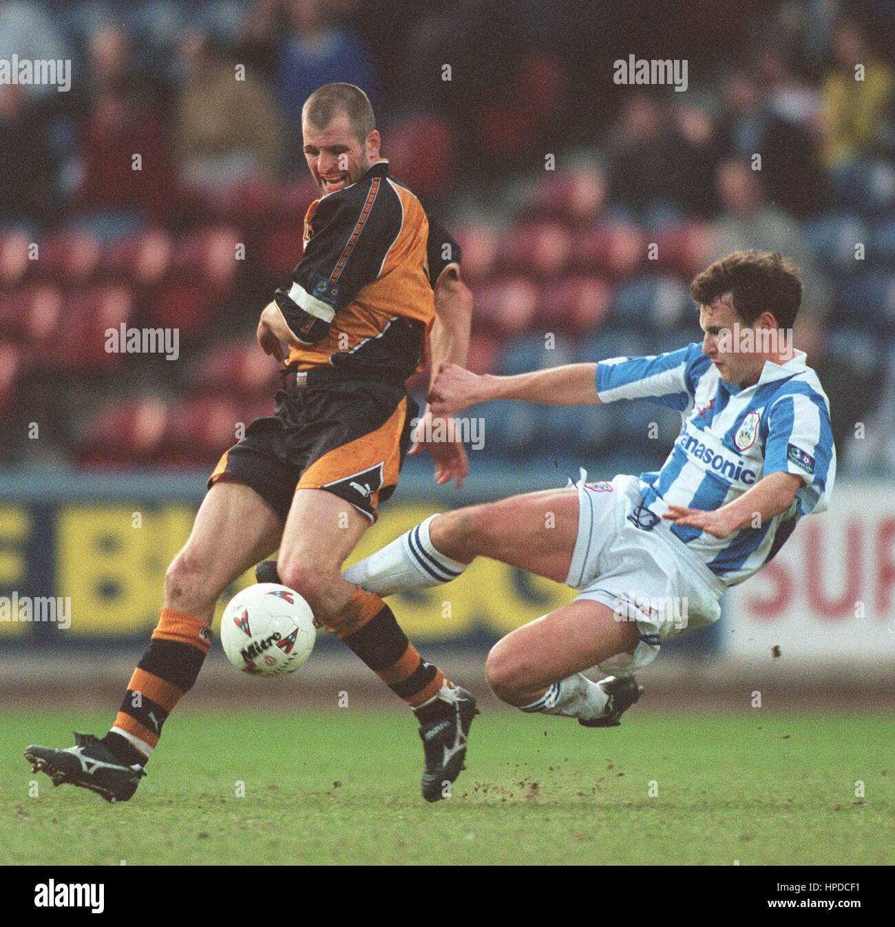 STEVE BULL & JON DYSON HUDDERSFIELD TOWN V WOLVES 11 February 1997 ...