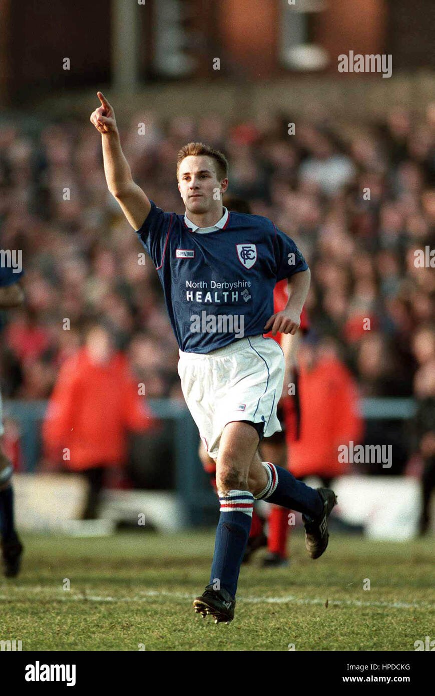 TOM CURTIS CELEBRATES HIS GOAL CHESTERFIELD V NOTTS FOREST 15 February ...
