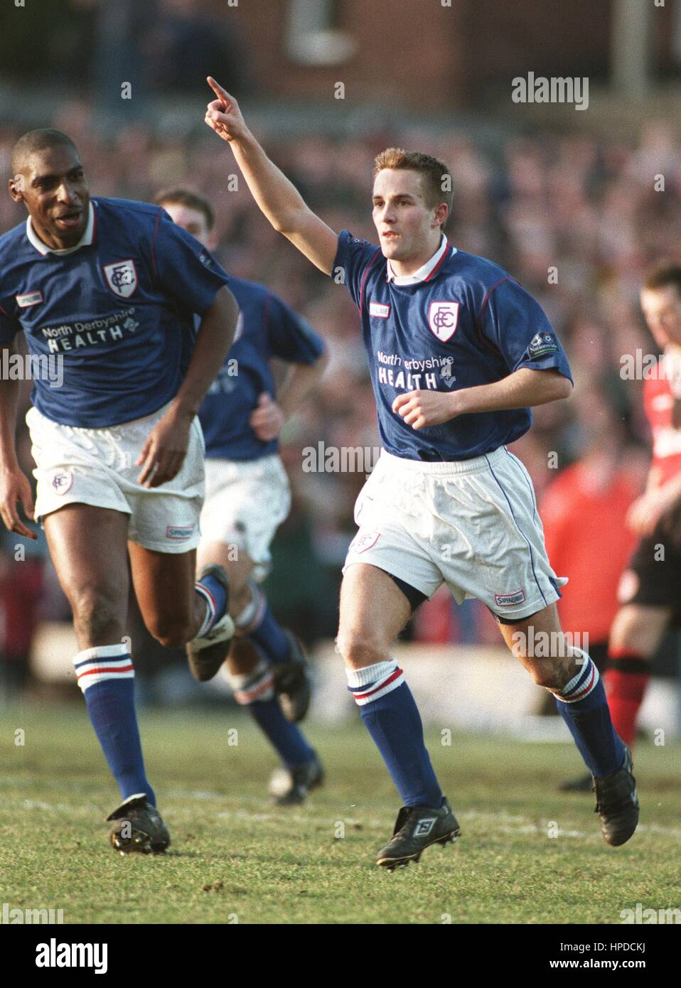 TOM CURTIS CELEBRATES HIS GOAL CHESTERFIELD V NOTTS FOREST 15 February ...