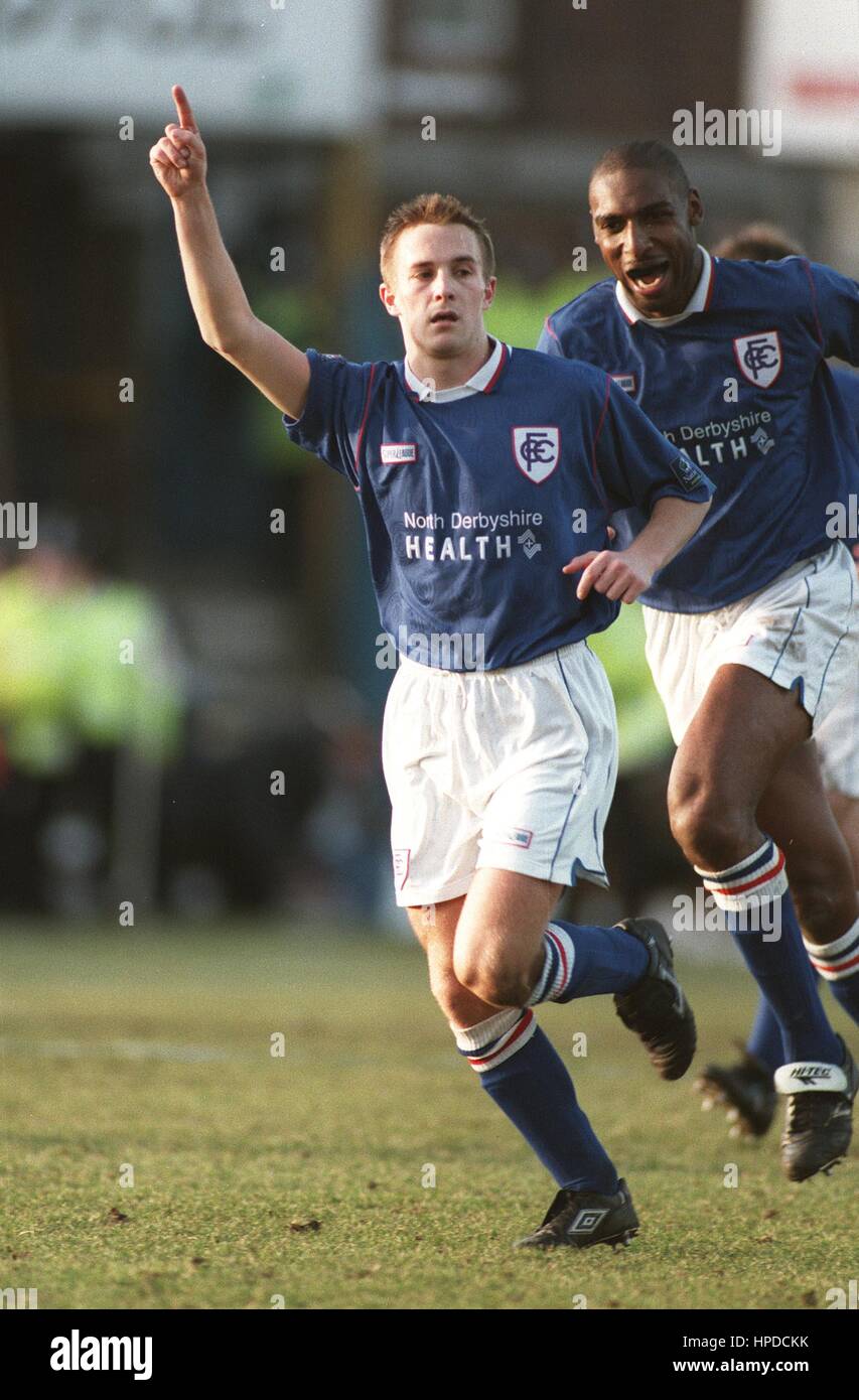 TOM CURTIS CELEBRATES HIS GOAL CHESTERFIELD V NOTTS FOREST 15 February ...