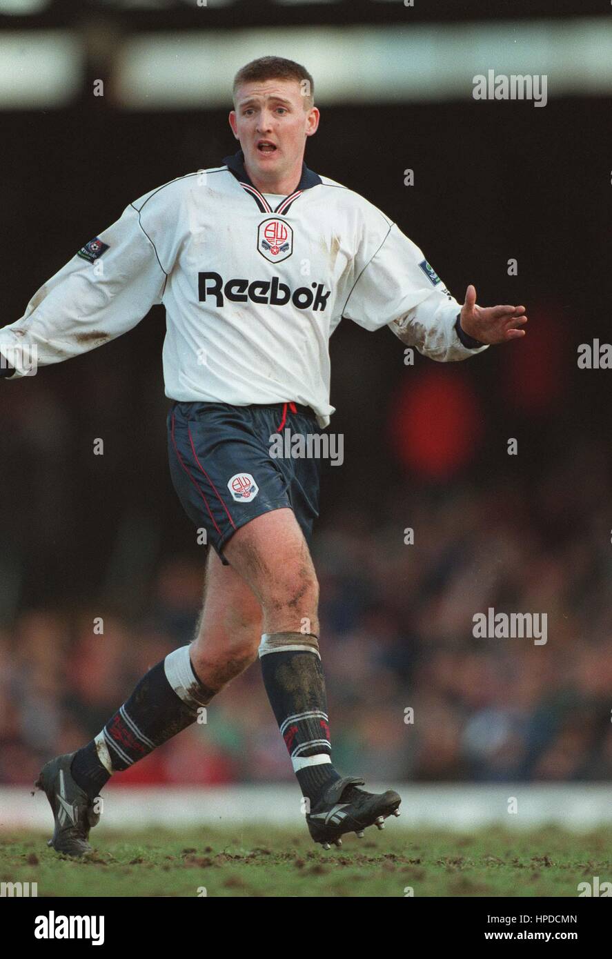 JAMIE POLLOCK BOLTON WANDERERS FC 17 February 1997 Stock Photo - Alamy