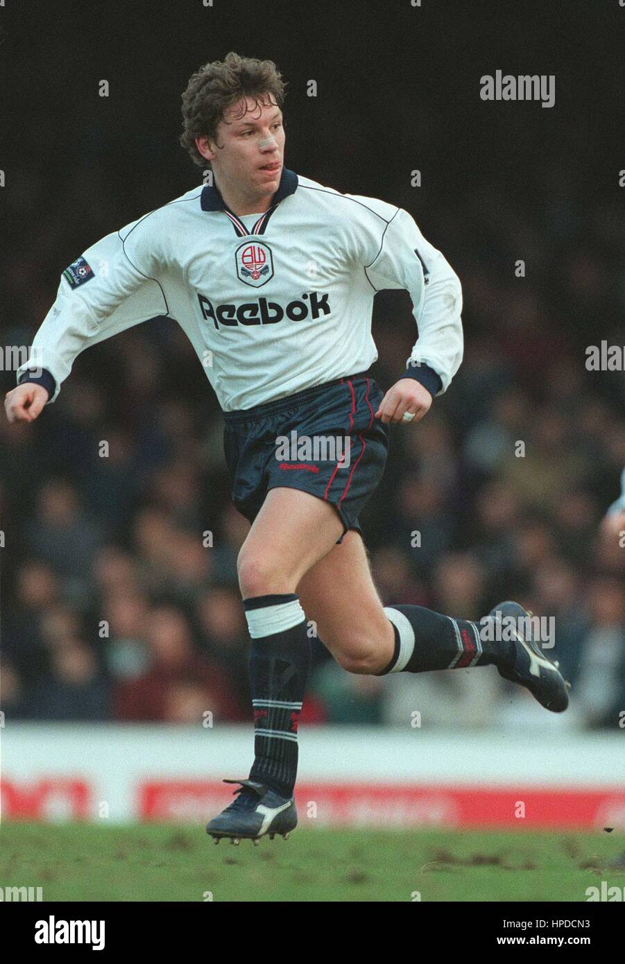 ALAN THOMPSON BOLTON WANDERERS FC 17 February 1997 Stock Photo - Alamy