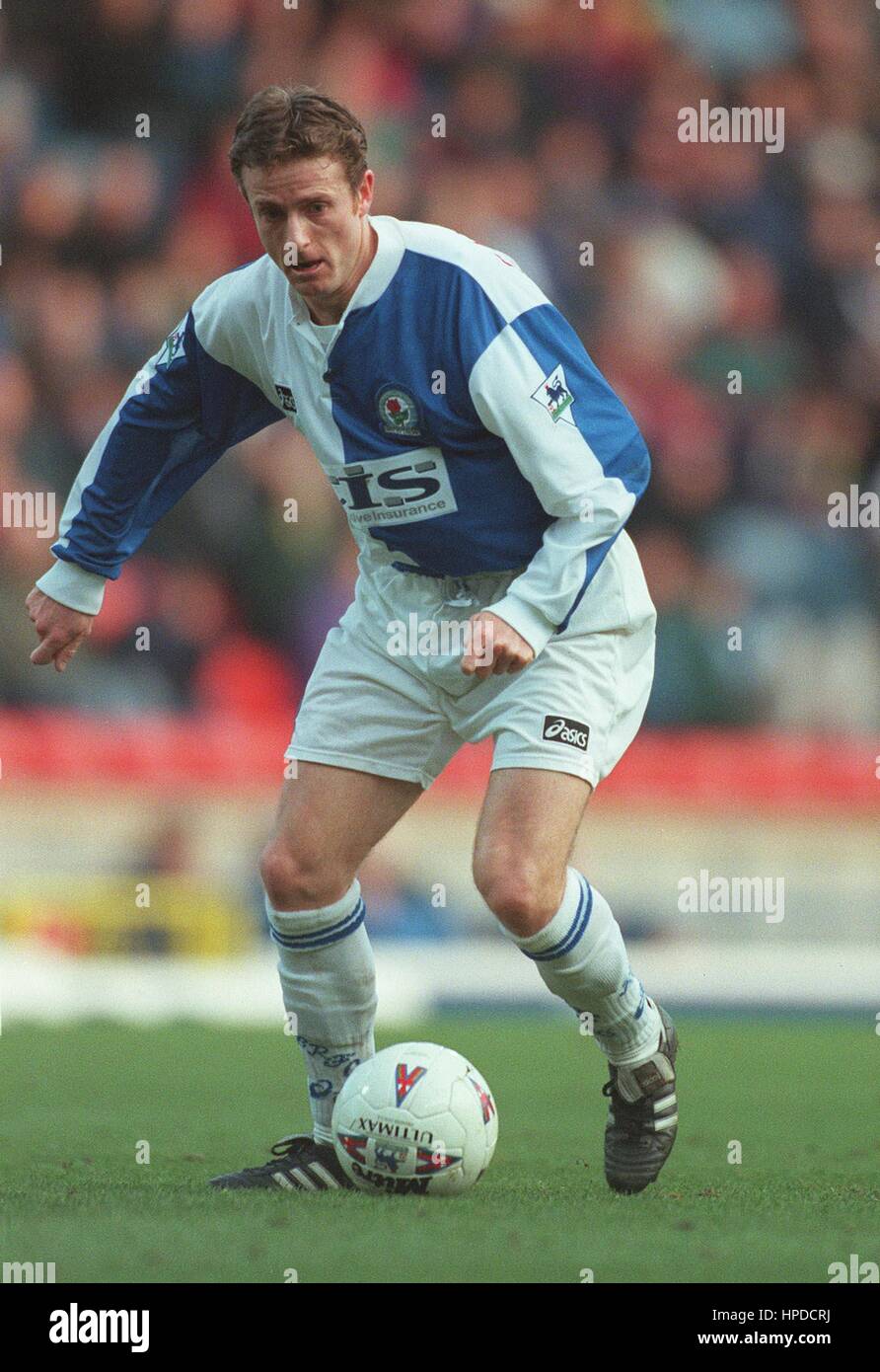 KEVIN GALLACHER BLACKBURN ROVERS FC 18 February 1997 Stock Photo - Alamy