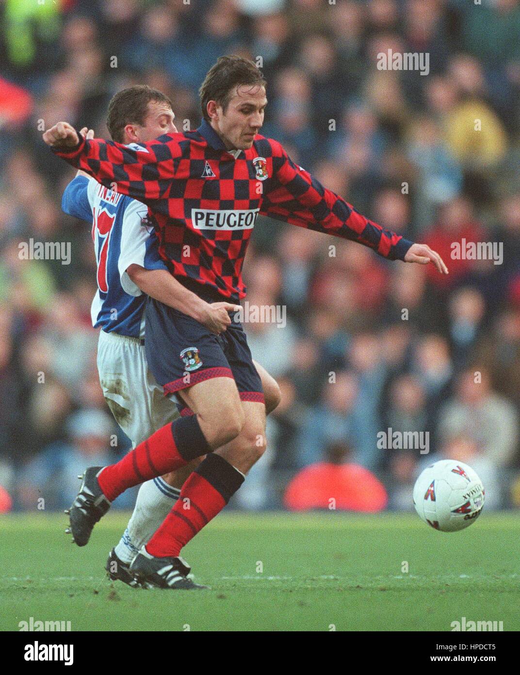 BILLY MCKINLEY & EOIN JESS BLACKBURN V COVENTRY 18 February 1997 Stock ...