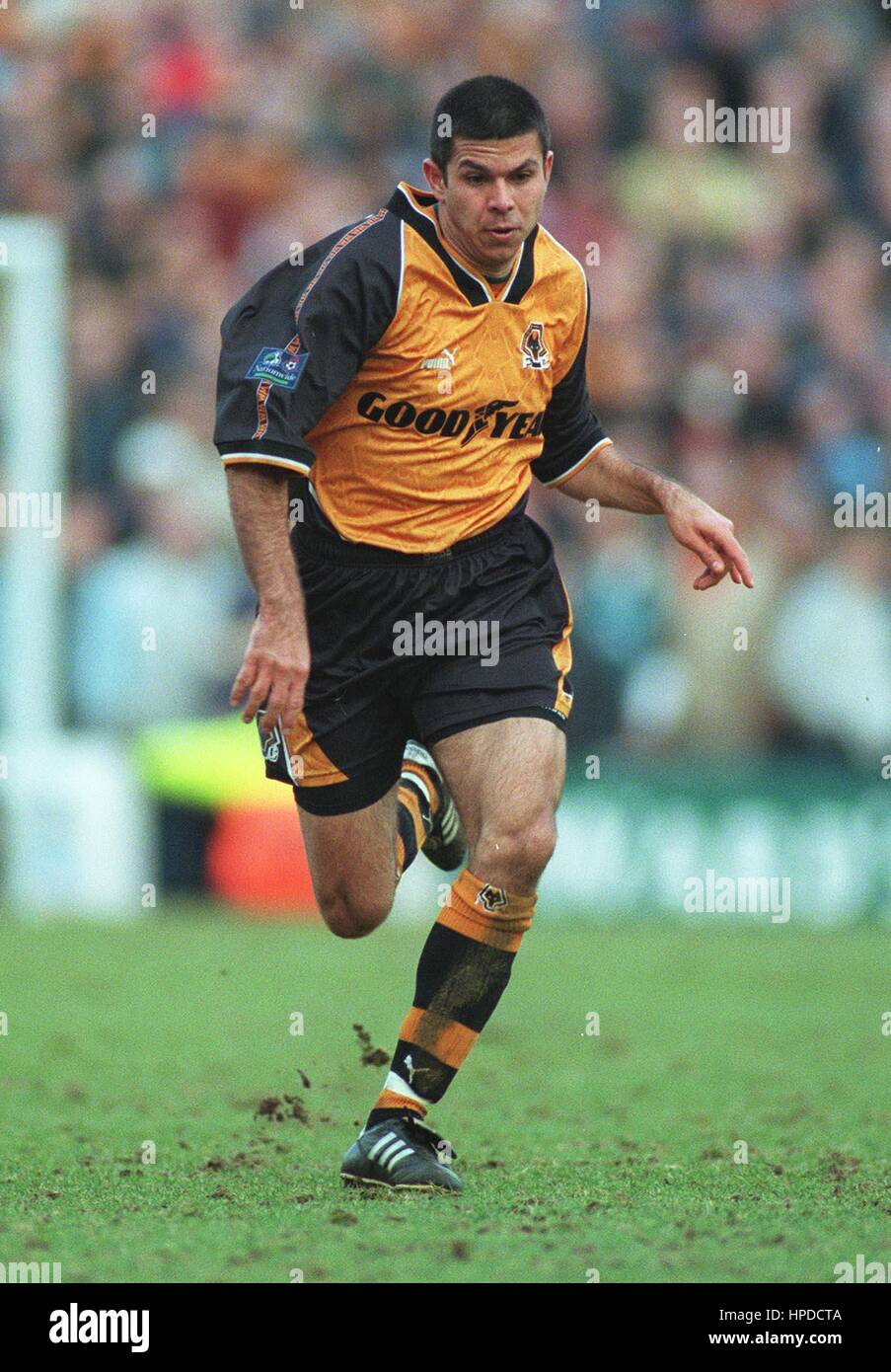 STEVE CORICA WOLVERHAMPTON WANDERERS FC 24 February 1997 Stock Photo ...