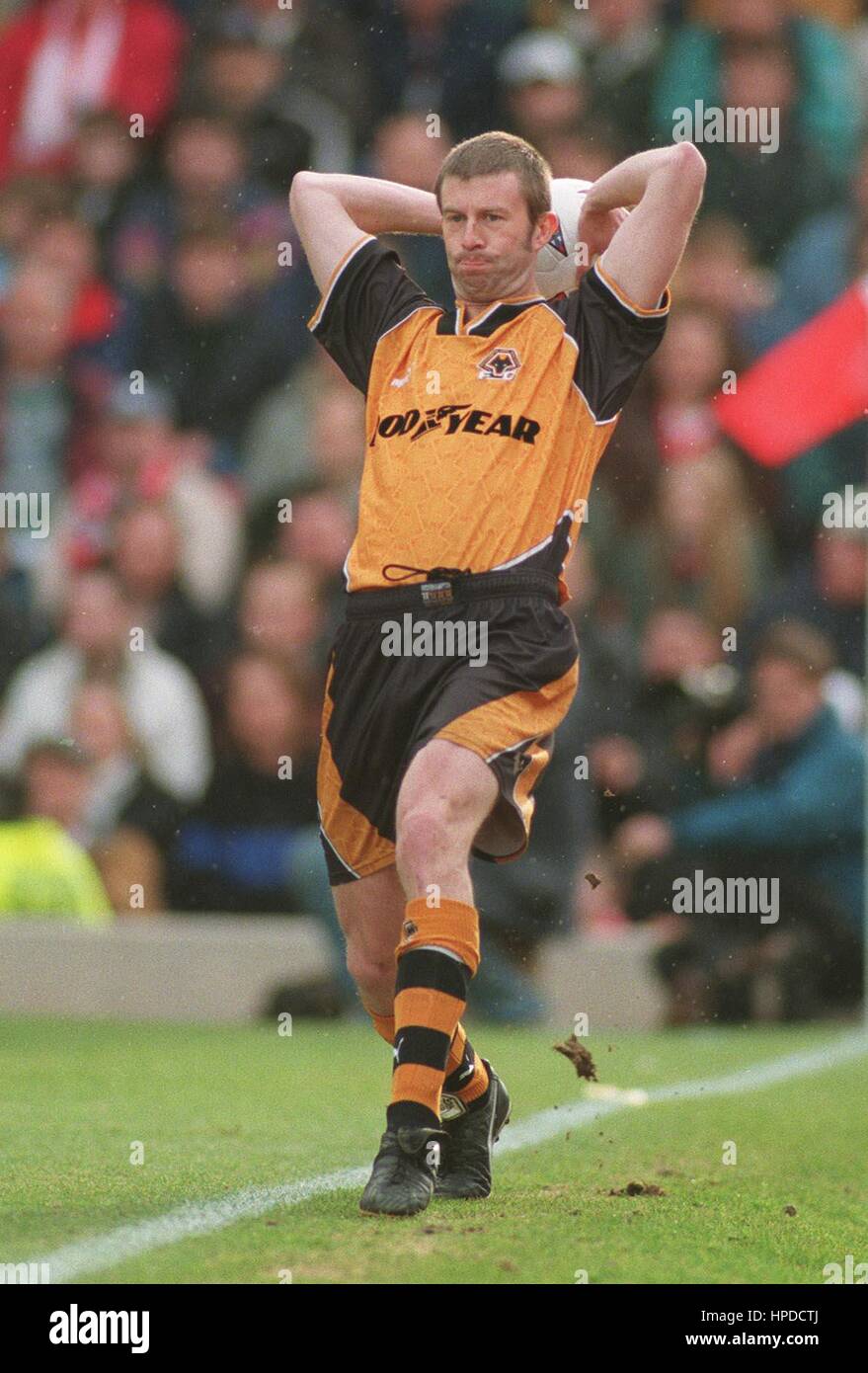 STEVE FROGGATT WOLVERHAMPTON WANDERERS FC 24 February 1997 Stock Photo ...