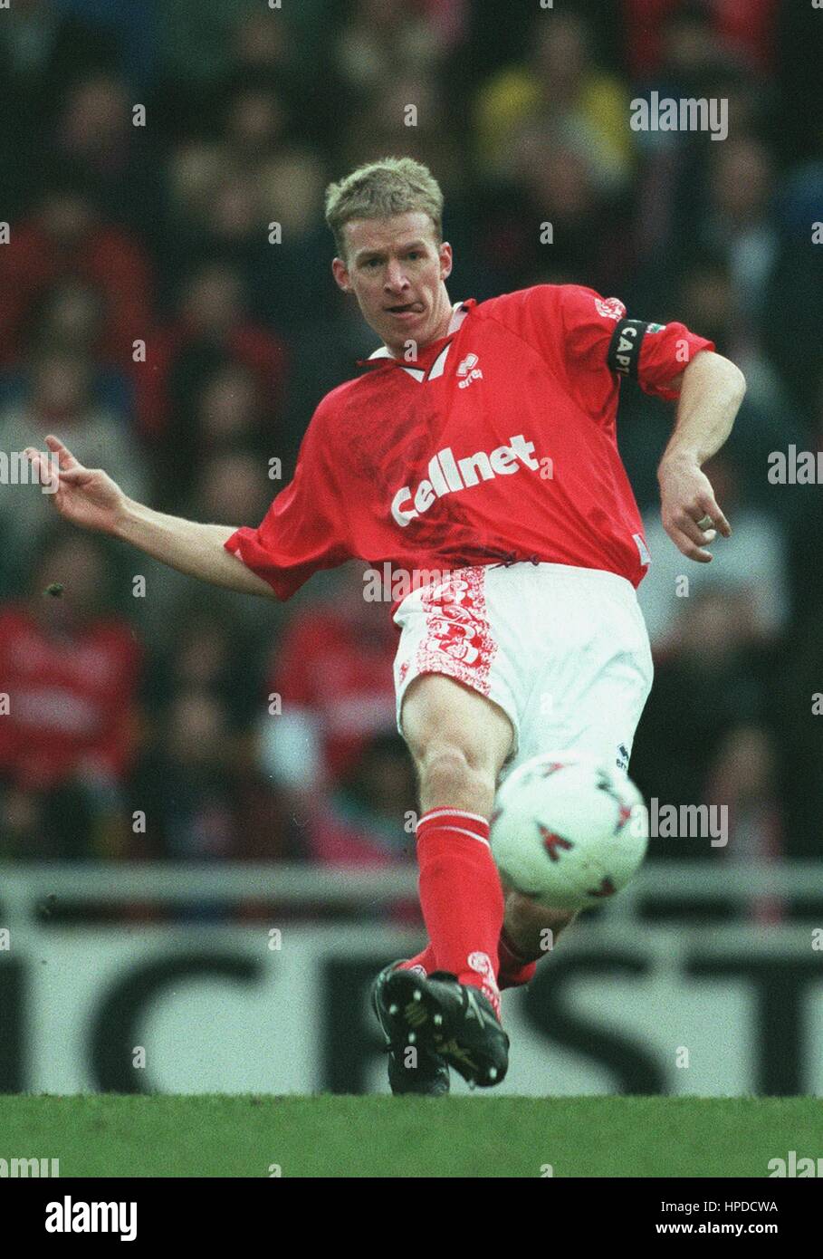 ROBBIE MUSTOE MIDDLESBROUGH FC 23 February 1997 Stock Photo - Alamy
