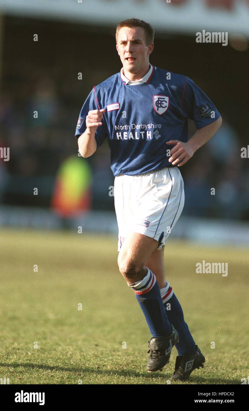 TOM CURTIS CHESTERFIELD FC 15 February 1997 Stock Photo - Alamy
