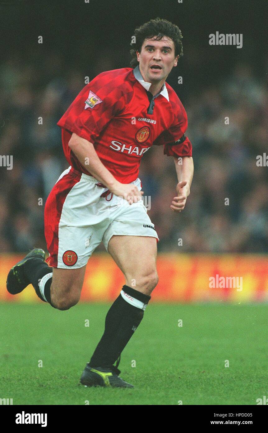 ROY KEANE MANCHESTER UNITED FC 27 February 1997 Stock Photo - Alamy