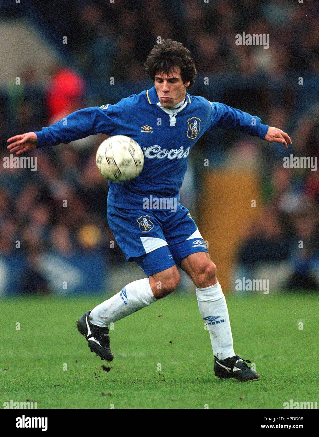GIANFRANCO ZOLA CHELSEA FC 22 February 1997 Stock Photo - Alamy
