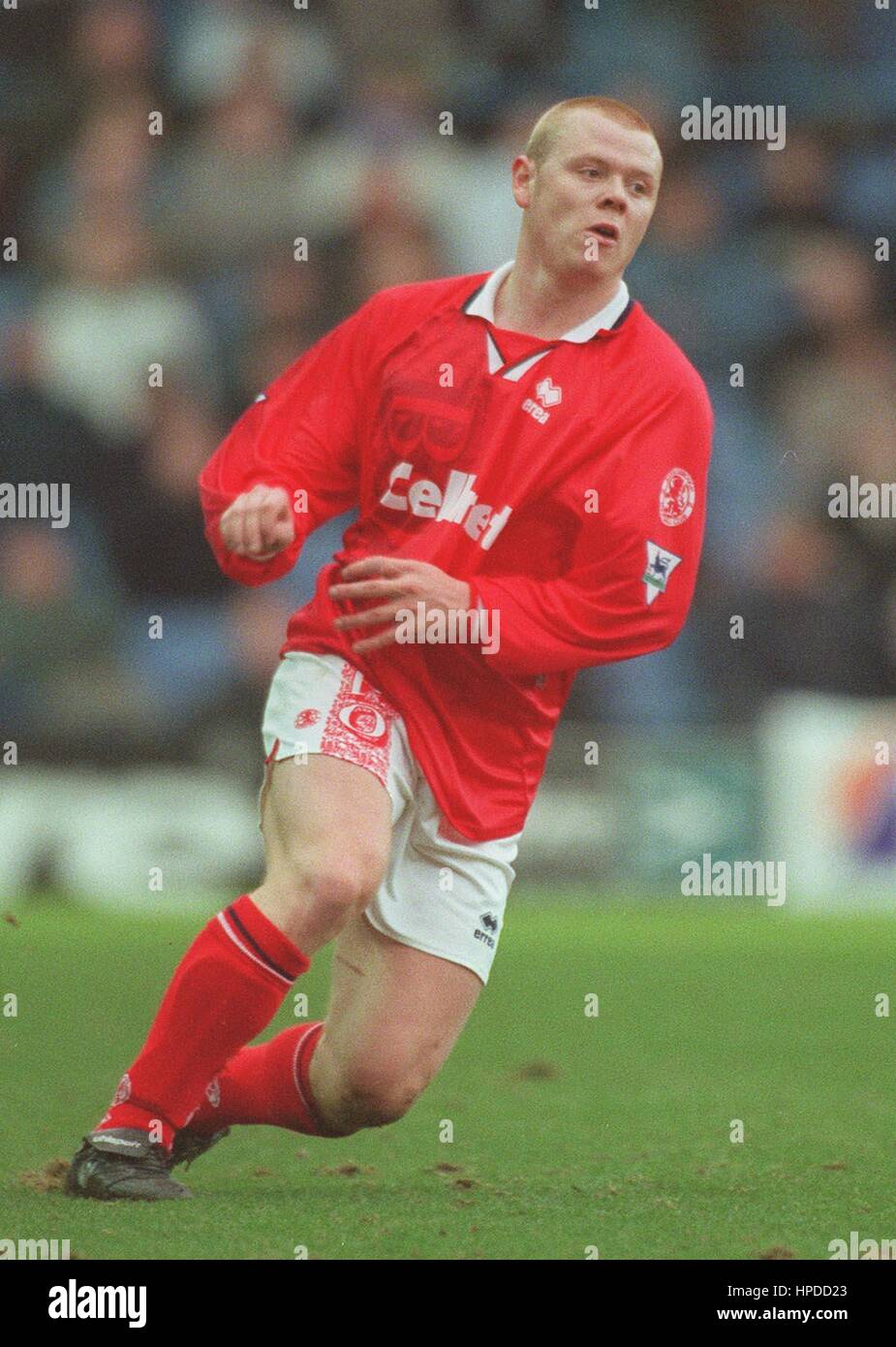 PHIL STAMP MIDDLESBROUGH FC 04 March 1997 Stock Photo - Alamy