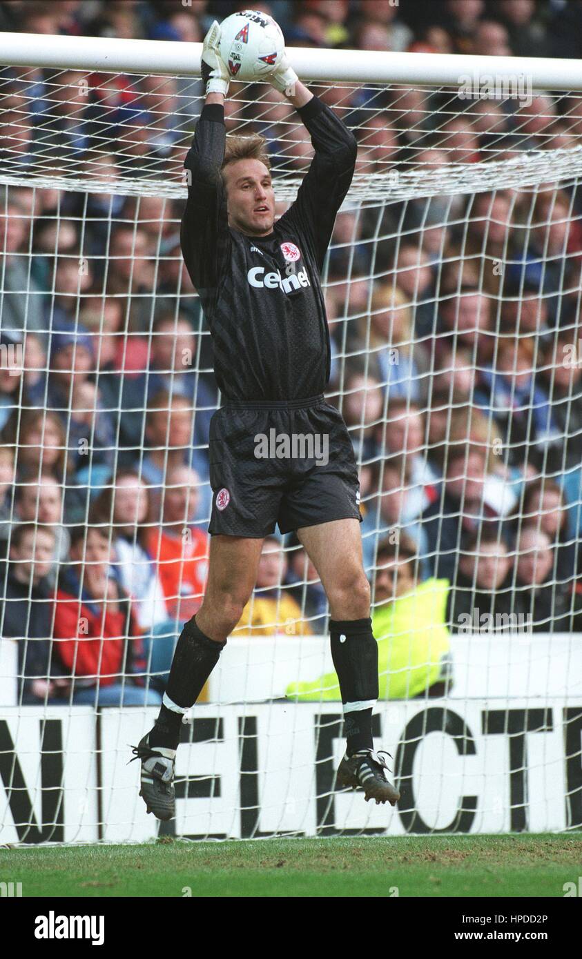 MARK SCHWARZER MIDDLESBROUGH FC 04 March 1997 Stock Photo - Alamy